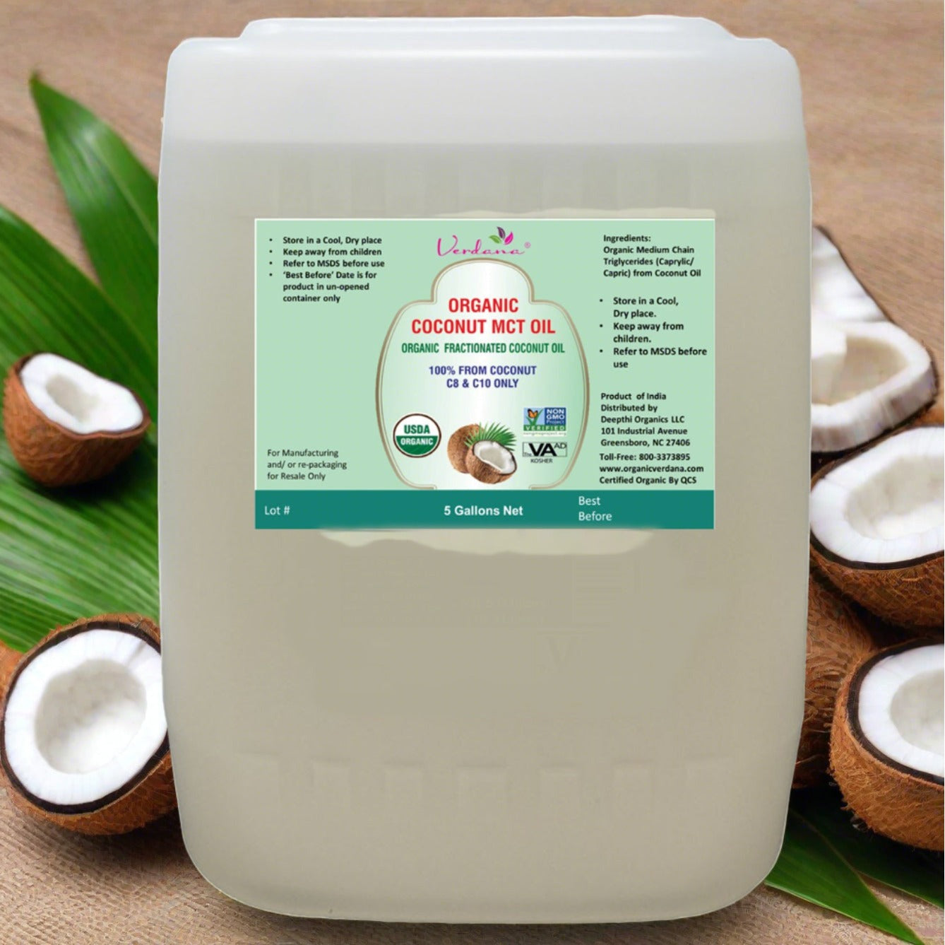 MCT Oil Bulk Wholesale - Organic & Regular - Fractionated Coconut Oil ...